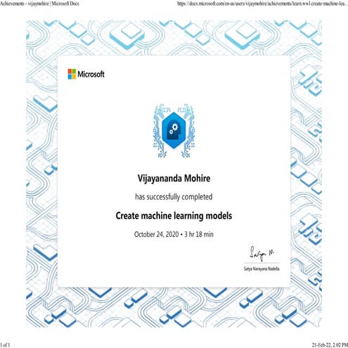 Azure ML Model Badge | PPT