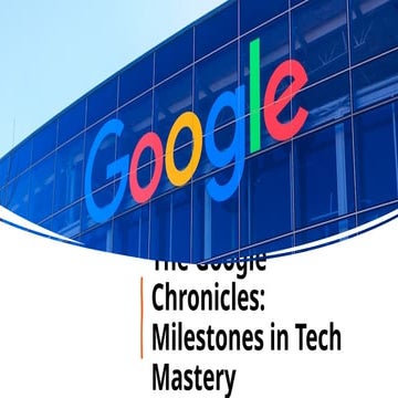 Achievements of Google and social impactt | PPTX