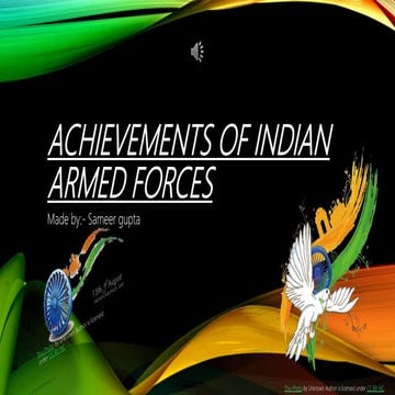Achievements of Indian armed forces.pptx | War and Conflicts