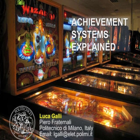 Achievement systems explained | PPT