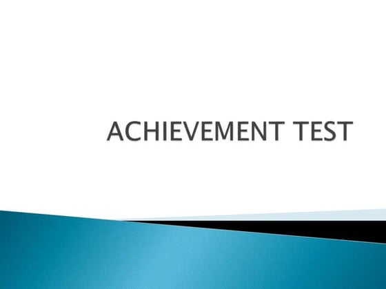 Assessment in Education | PPT