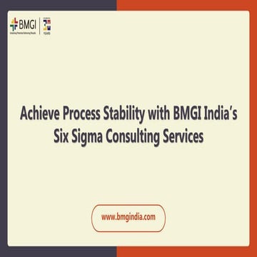 Achieve Process Stability with BMGI India’s Six Sigma Consulting ...