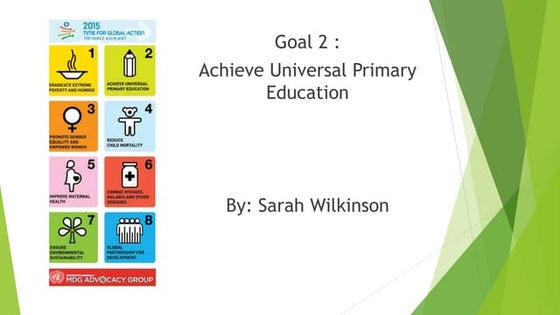 Achieve Universal Primary Education | PPT