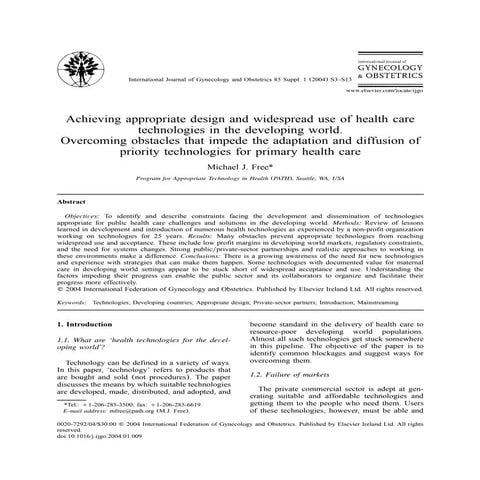 Achieving appropriate design by Michael Free | PDF