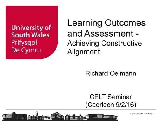 The Constructive Alignment Theory | PPTX | Educational Assessment ...