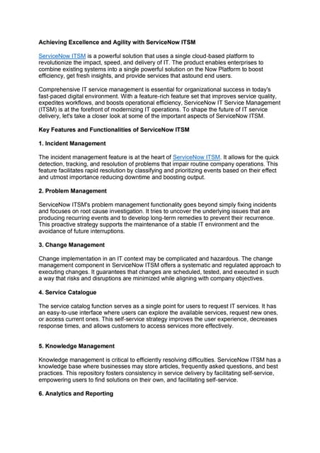 Dive into ServiceNow ITSM Your Roadmap to IT Efficiency.pdf