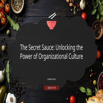 Organization Culture (OCTAPACE) | PPTX