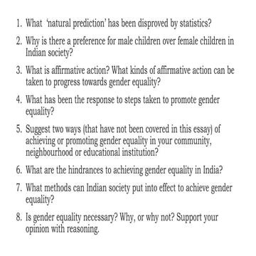 Achieving gender equality in india summary | PPT