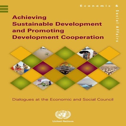 Achieving Sustainable Development and Promoting Development Cooperation ...