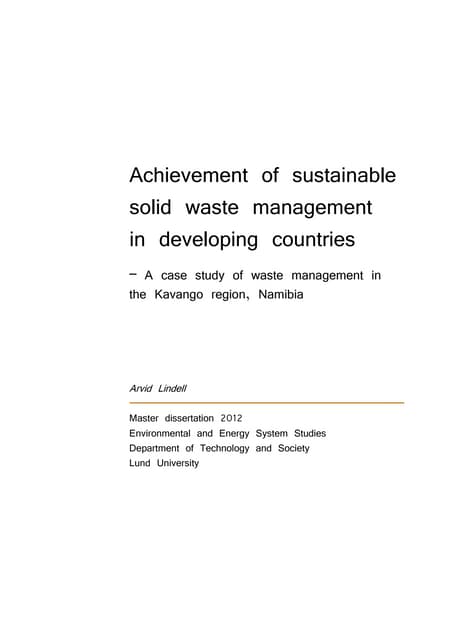 Assessing ‘3Rs’ Model in Relation to Municipal Solid Waste Management ...