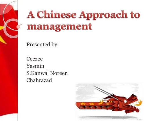 chinese management | PPT