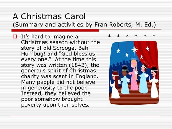 A christmas carol | PPT | Christianity | Religion & Spirituality
