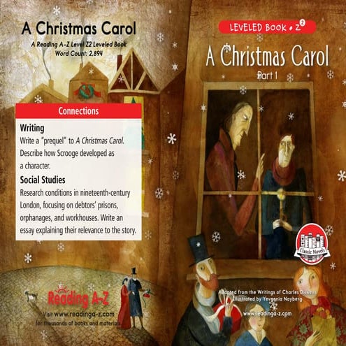 A Christmas Carol - Analysis on Setting and Tone | PPTX
