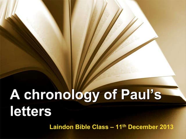 The life of St. Paul the Apostle | PPTX