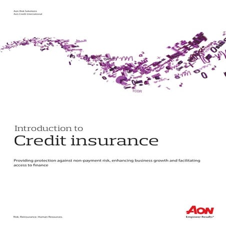 Credit insurance | PDF