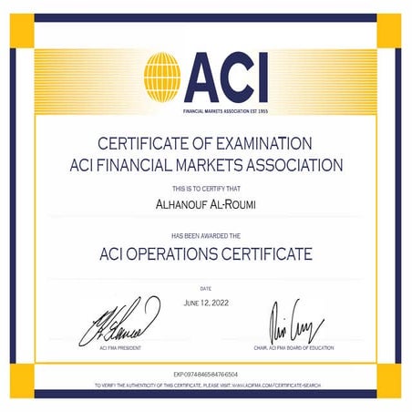 ACI Operations From ACI Financial Markets Association | PPT