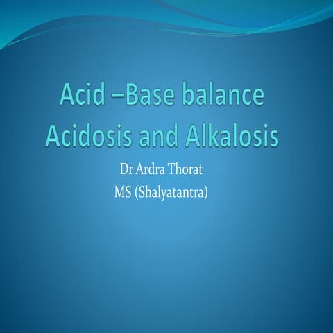 Acid- base | PPT