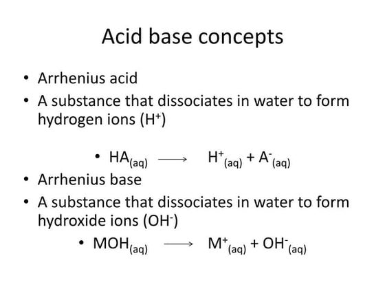 Acid-Base Equilibria, pH and Buffers | PPT