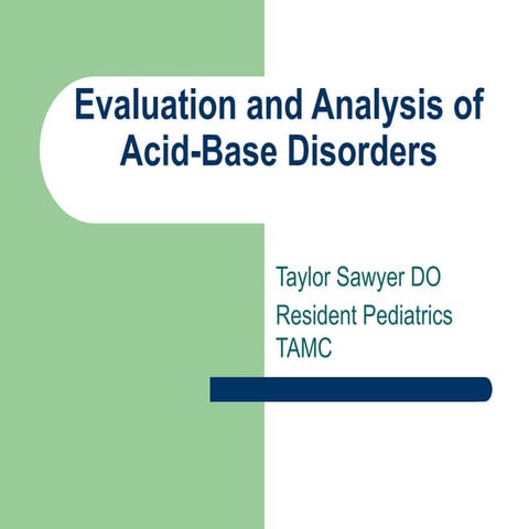 Acid-Base Analysis examples.presentation | PPT