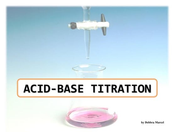 P h metric titration | PPT