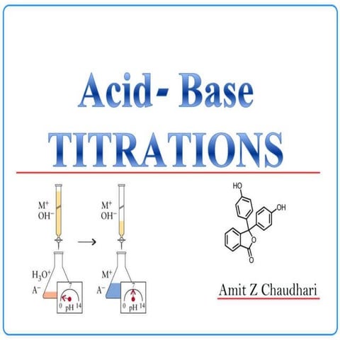 Acid-Base Titration _ Pharmaceutical Analysis _ B. Pharmacy _ Amit Z ...