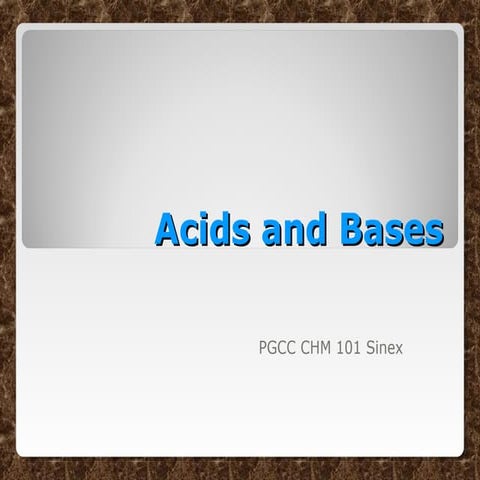 Acid (3) | PPT