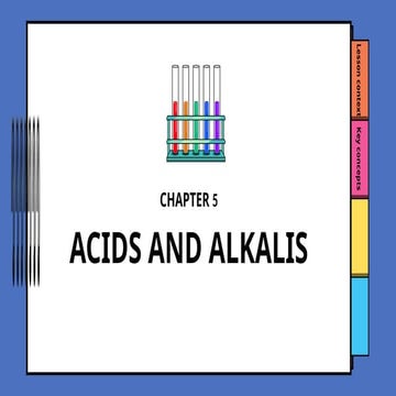 Acid Alkalis 8 Grades chemistry cambridge | PPTX