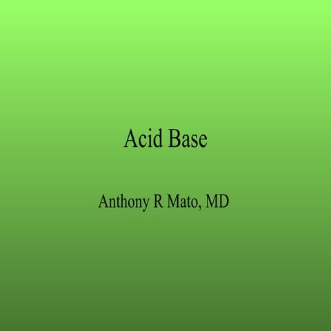 Acid base | PPT