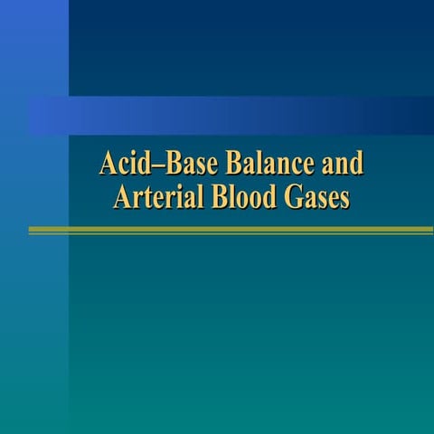 Acid base balance | PPT
