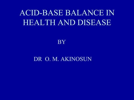Medical Chemistry - Kidneys & Acid-Base Balance.pptx