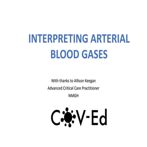 Acid base balance & abg interpretation | PPT