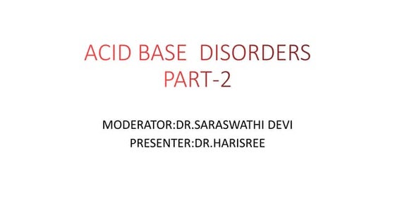 Respiratory acidosis and alkalosis | PPTX | Lung and Respiratory Health ...