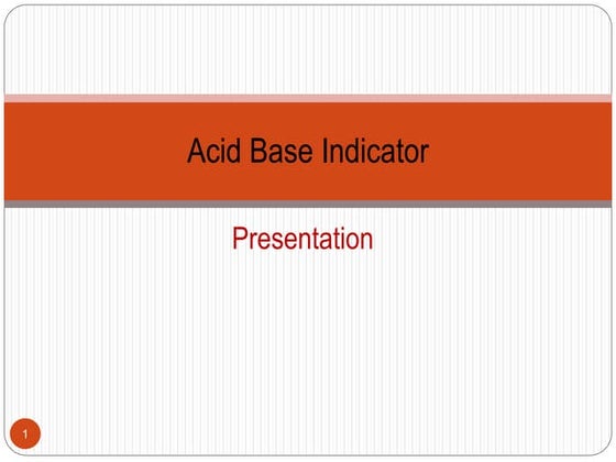 Beetroot as an indicator | PPT
