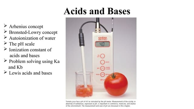 Theories of acid and base | PDF