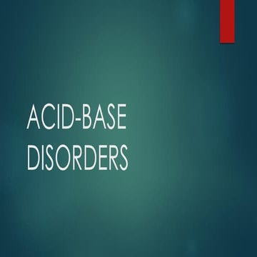 Acid Base Part Balance Intensive care unit | PDF | Lung and Respiratory ...