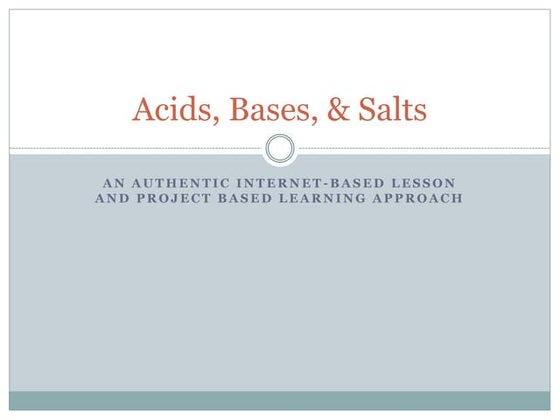 Projetc based learning checklist | PDF