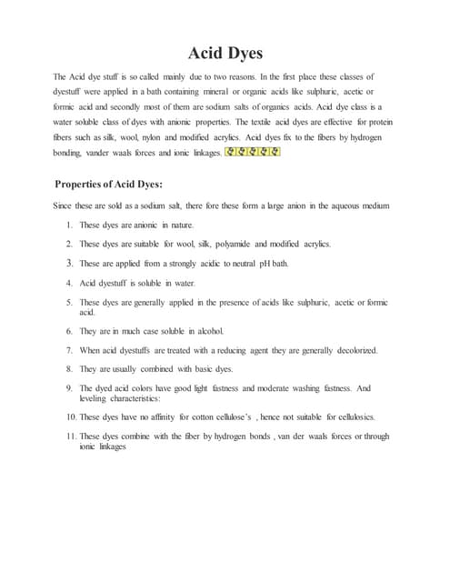 Classification of dyes | PPT