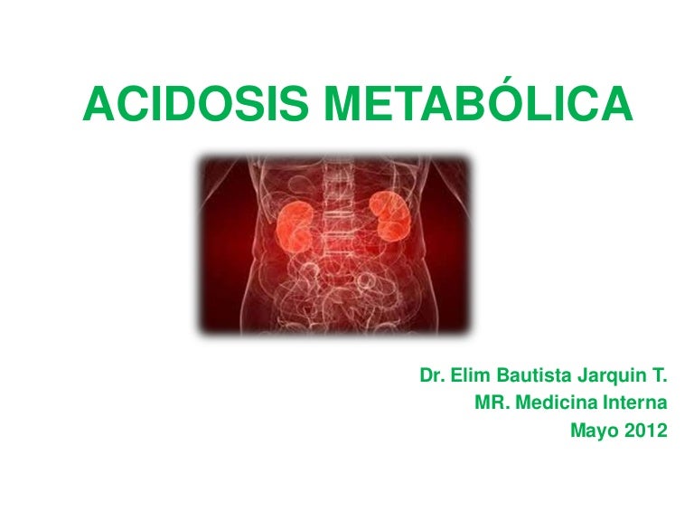 Acidosis Metabolica