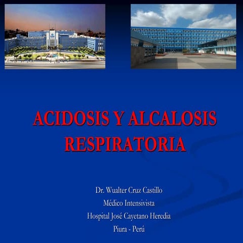 Acidosis y alcalosis respiratoria pediatria | PDF