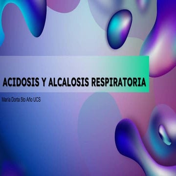 Alcalosis respiratoria.pptx signos suntomas | PPTX