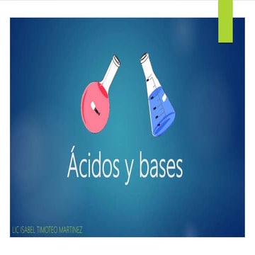 Ácidos y bases