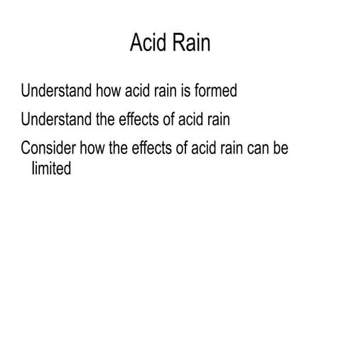 Acid Rain | PPT