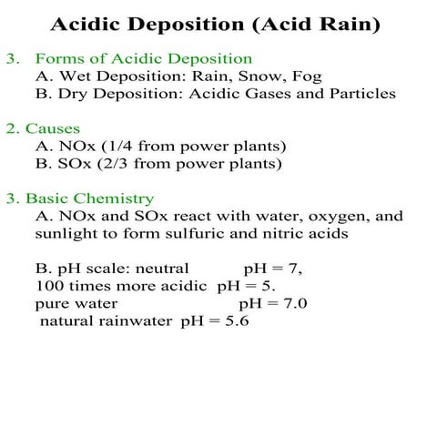 Acid rain | PPT