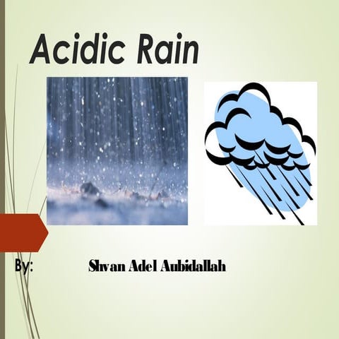Acid rain | PPT | Chemistry | Science