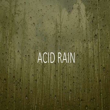 Acid rain | PPT