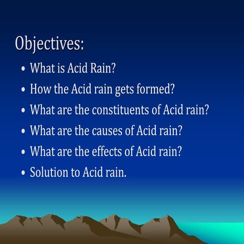 Acid rain all report | PPT