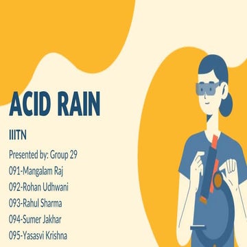 Acid Rain and Smog PPT | PPTX