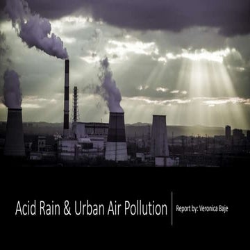 Acid Rain and Air Pollution | PPTX