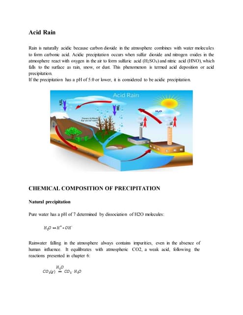 Acid rain | PPTX | Chemistry | Science
