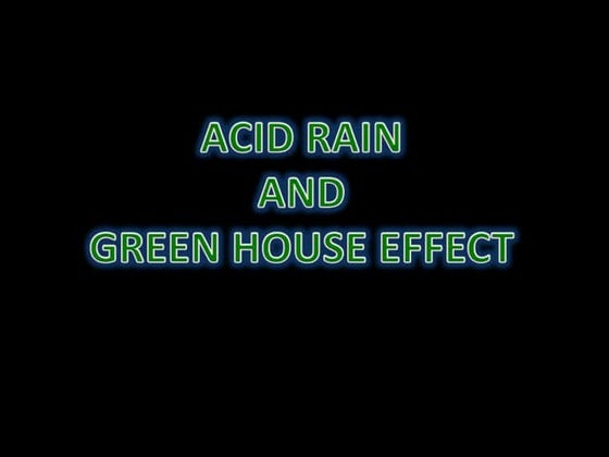 Green house effect | PPTX